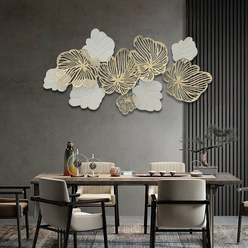 Декоративное металлическое панно на стену в стиле Арт-Деко для гостиной, спальни, офиса