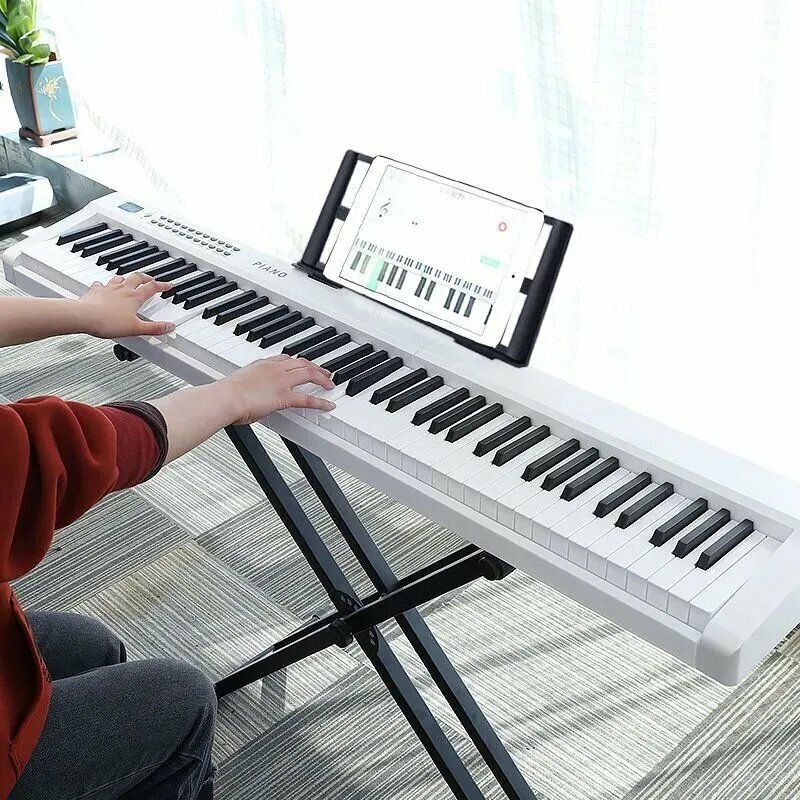 Цифровое пианино/ 88 клавишами и Bluetooth, белый