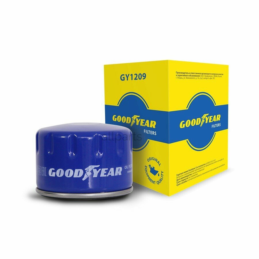 GOODYEAR GY1209 Goodyear Фильтр масляный GY1209