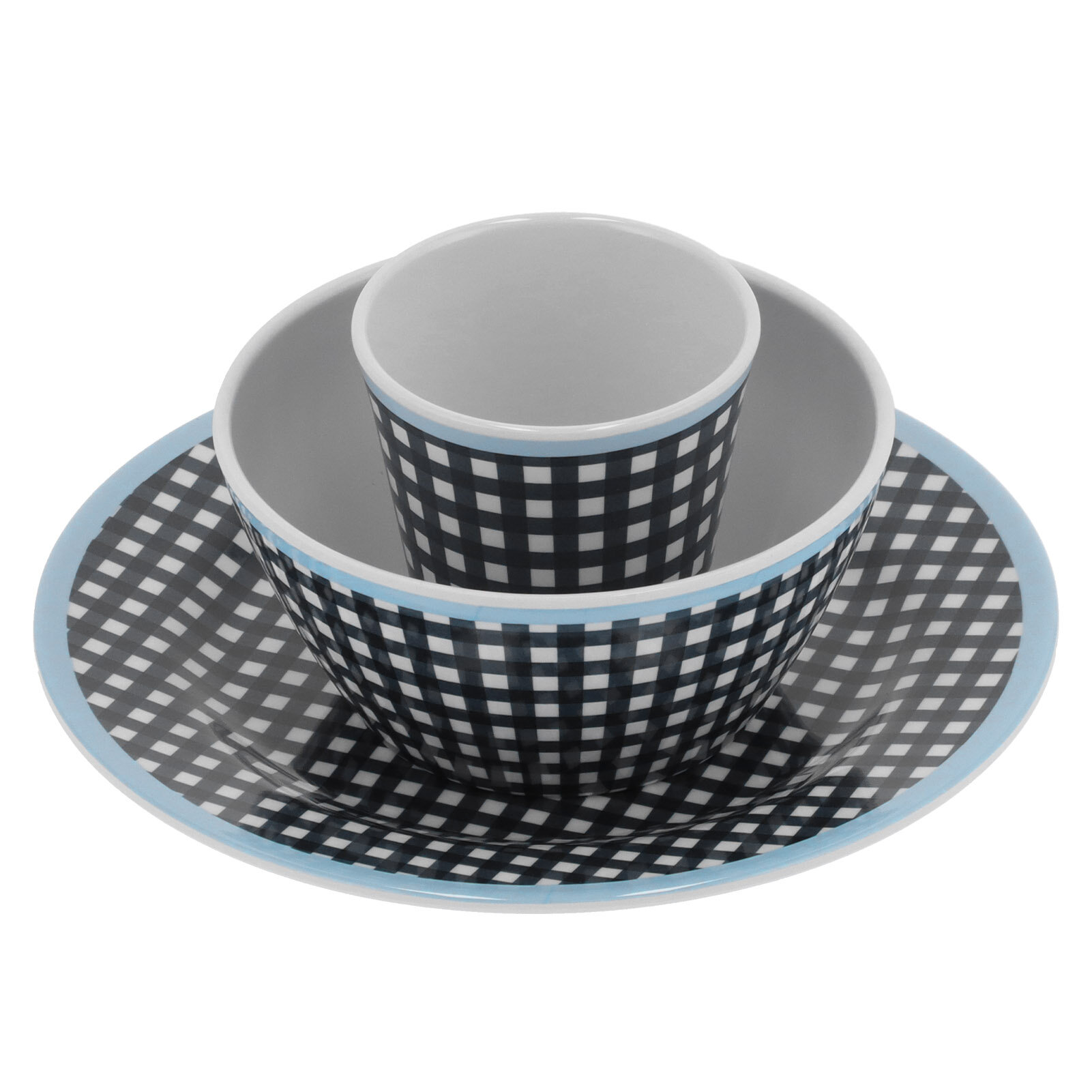 Домашняя посуда фруктовая салат чаша чашка набор темно -синяя сетка для домашнего ресторана