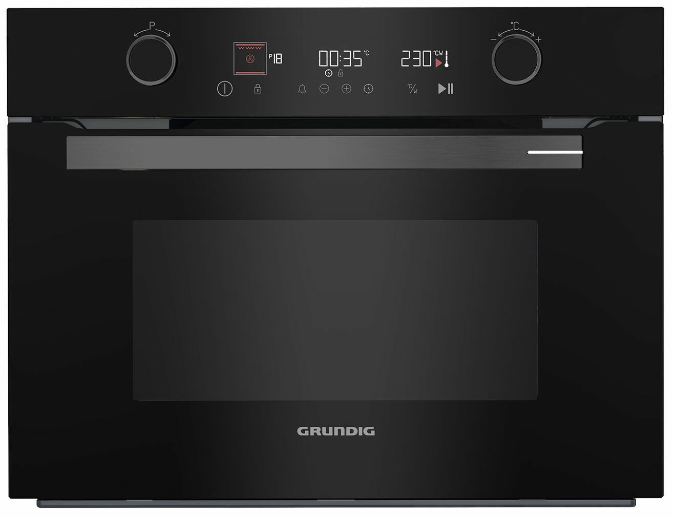 Духовой шкаф электрический Grundig GEKW12400B, черный