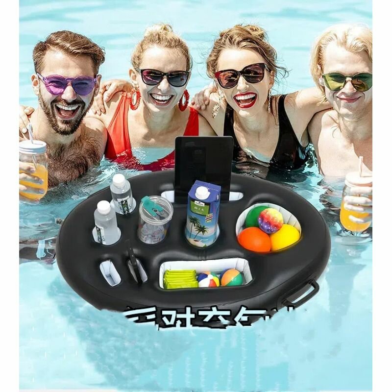Надувной бар-поднос для бассейна для напитков и закусок