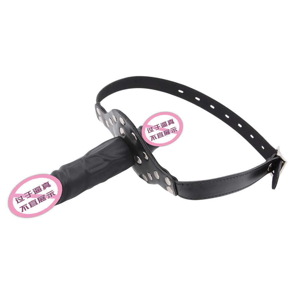 Секс игрушки sm двухголовый силиконовый дилдо ротовая пробка глубокая глотка пенис взрослые секс принадлежности рот шарик тренировочные игрушки