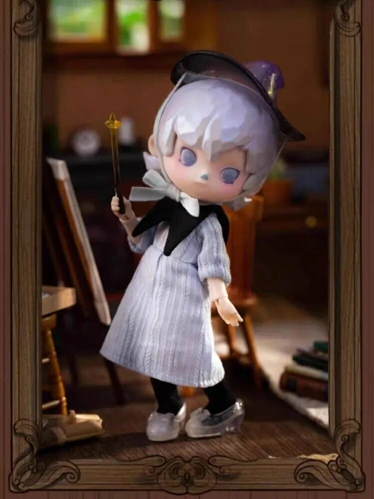 Коробка Пенни, серия "Маленькие художники и ведьмы", движущаяся кукла, BJD кукла