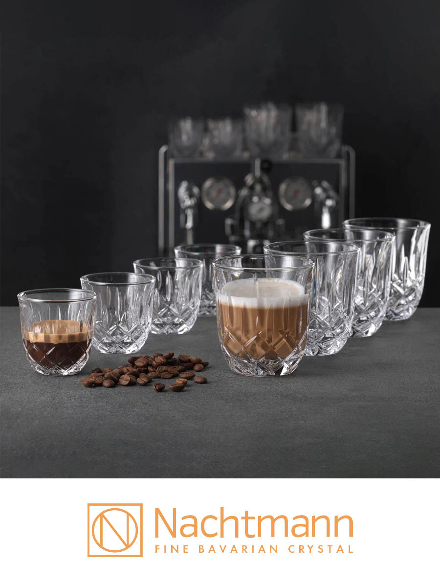 Набор стаканов для горячих напитков Nachtmann Noblesse, 8 шт, бессвинцовый хрусталь