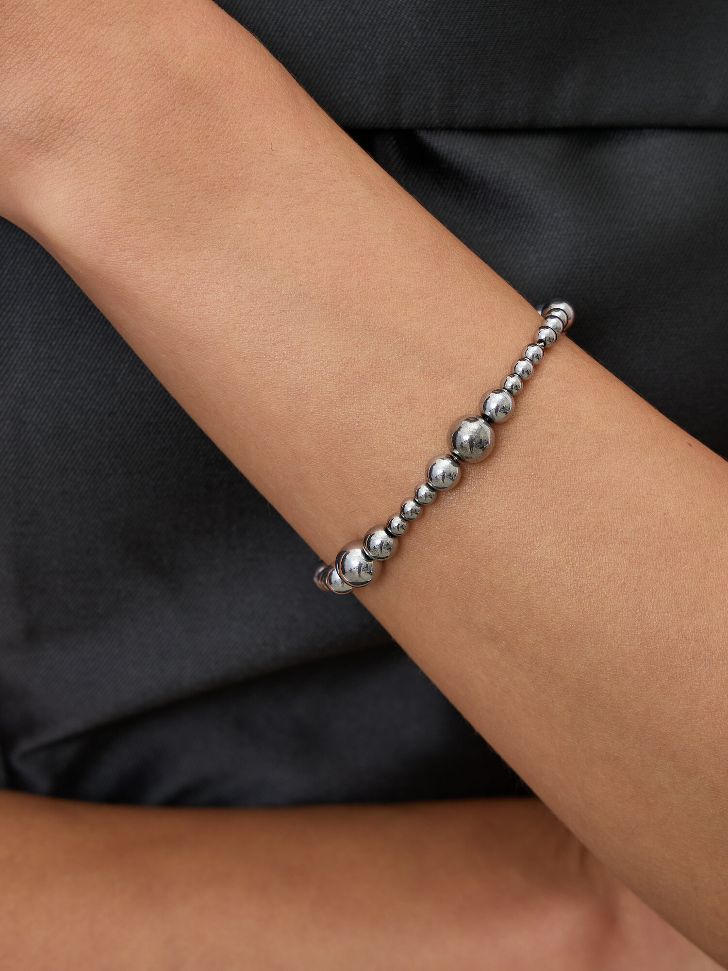 Браслет, гематит