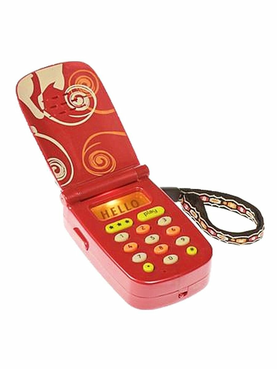 BATTAT интерактивная игрушка мобильный телефон со звуками и подсветкой для малышей от 18 месяцев