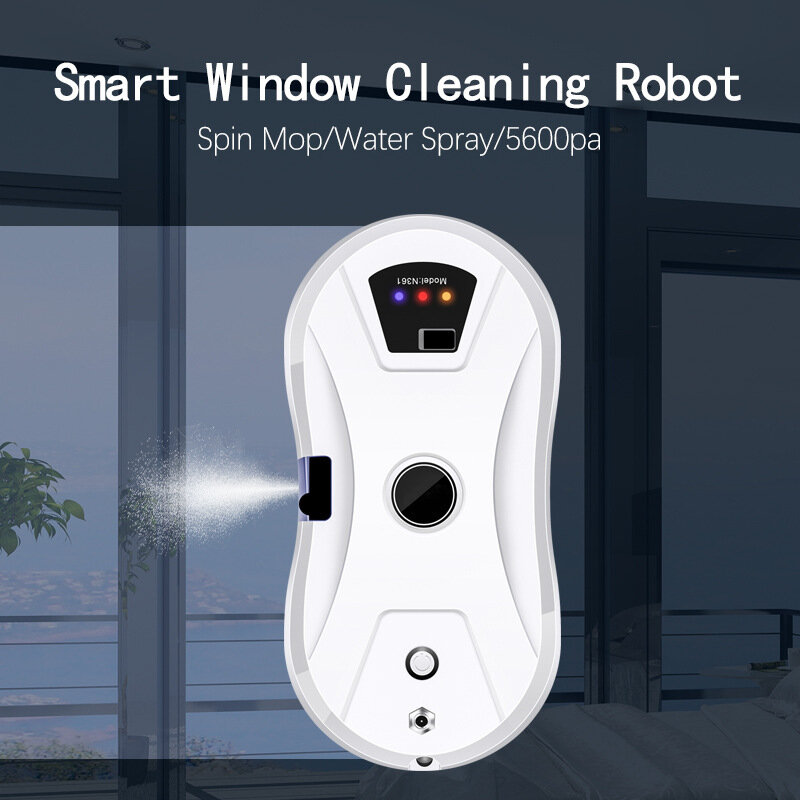 Умный робот для мытья окон с функцией распыления воды Cleaner Robot RZ1-11