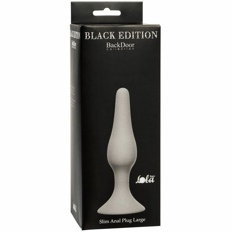 Анальная пробка Slim Anal Plug Large Grey
