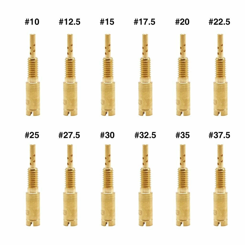 Карбюратор модификация холостого хода основной размер - от 10 до 37.5, 12 шт.