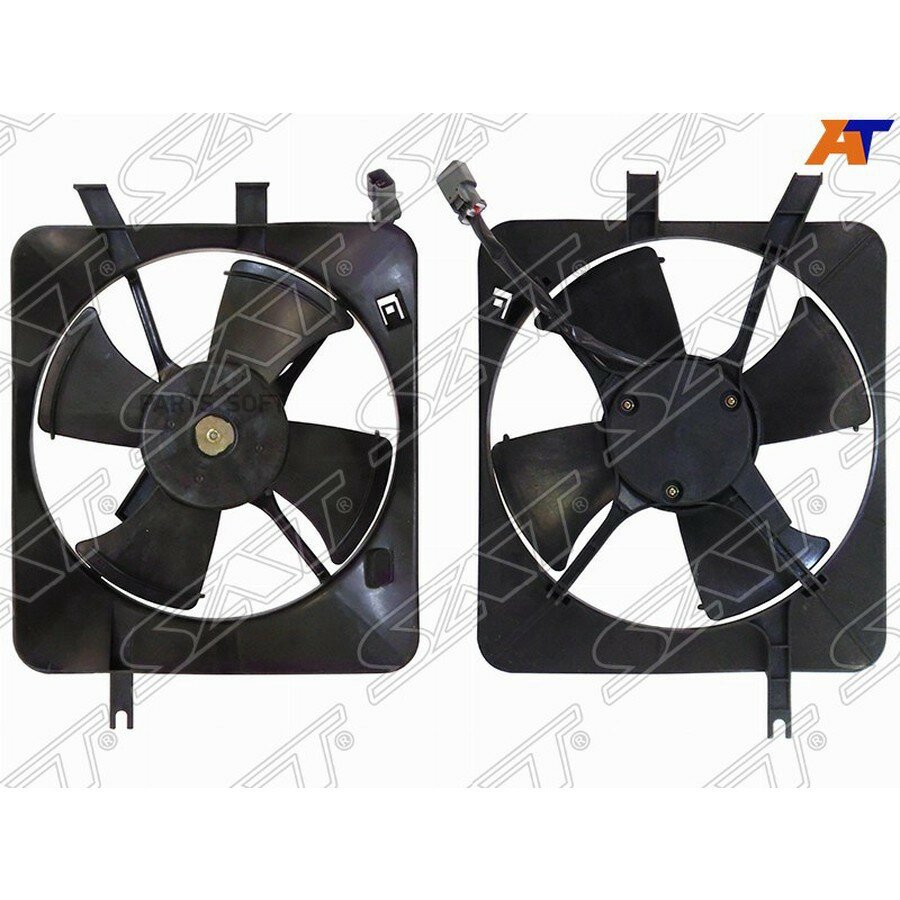 Диффузор радиатора кондиционера в сборе HONDA CR-V от официального дистрибьютора, SAT, артикул STHD652030