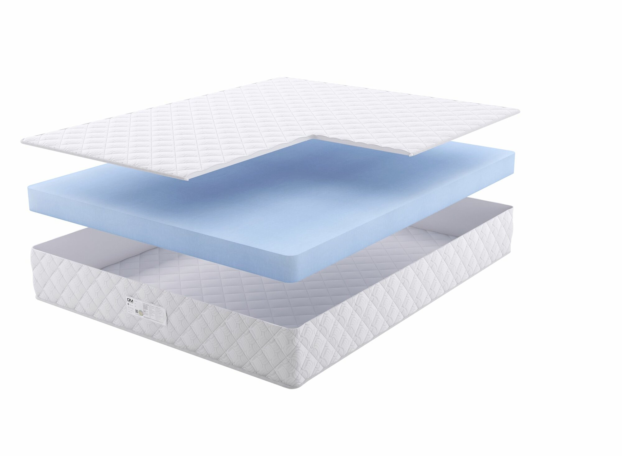 Матрас Dream Master Кантри 20 12 120х200 высота 12 см анатомический средней жесткости Беспружинный