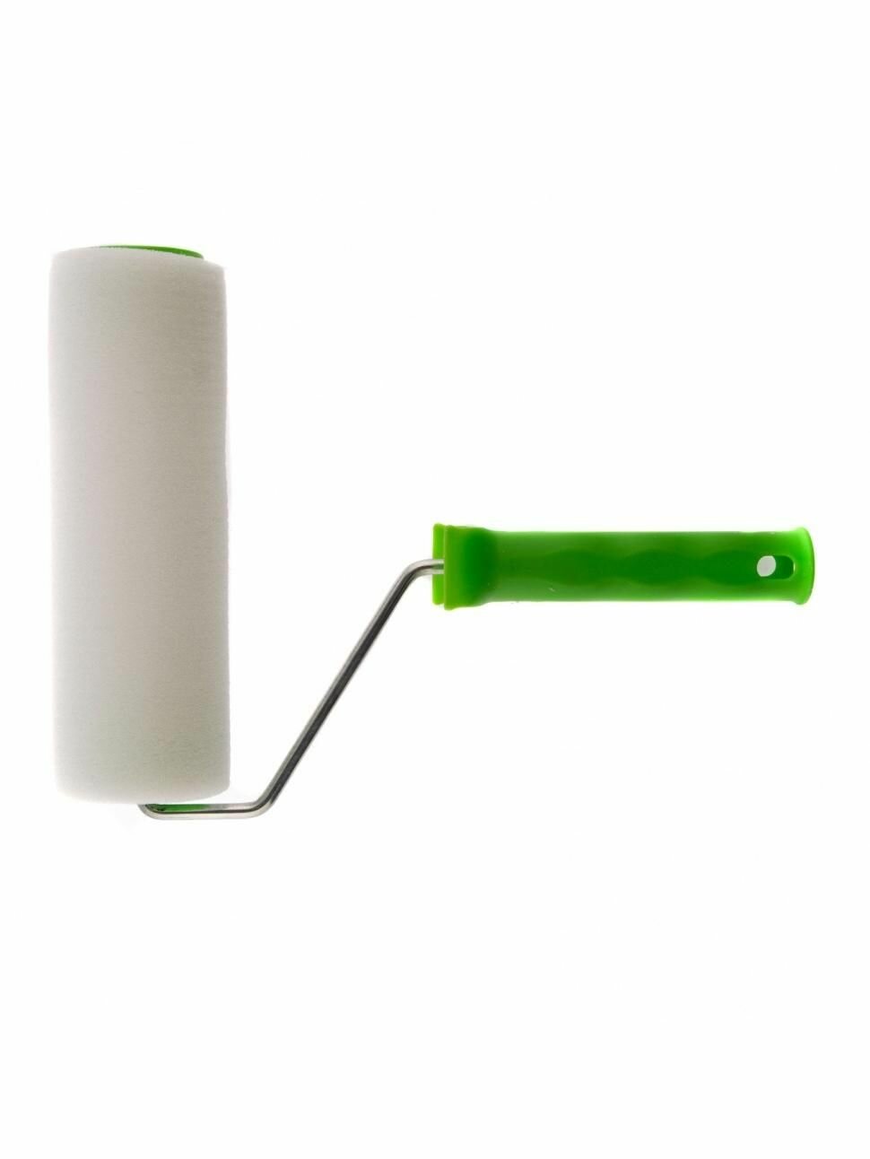 Валик "Поролон" с ручкой, 200 мм, D 48 мм, D ручки 6 мм Россия Сибртех 80103