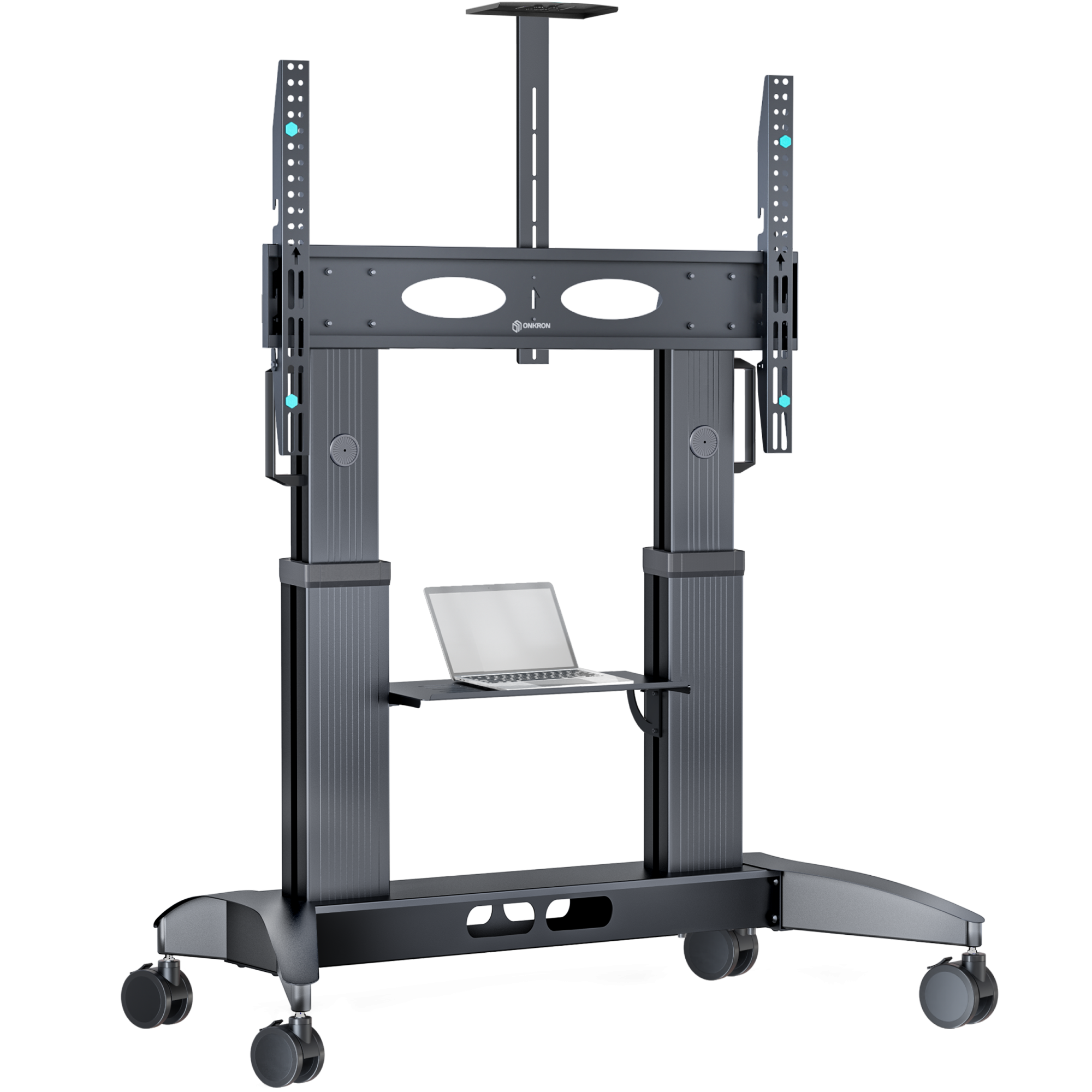 ONKRON TS2821 мобильная стойка для ТВ 70"-110", макс 145 кг, чёрная