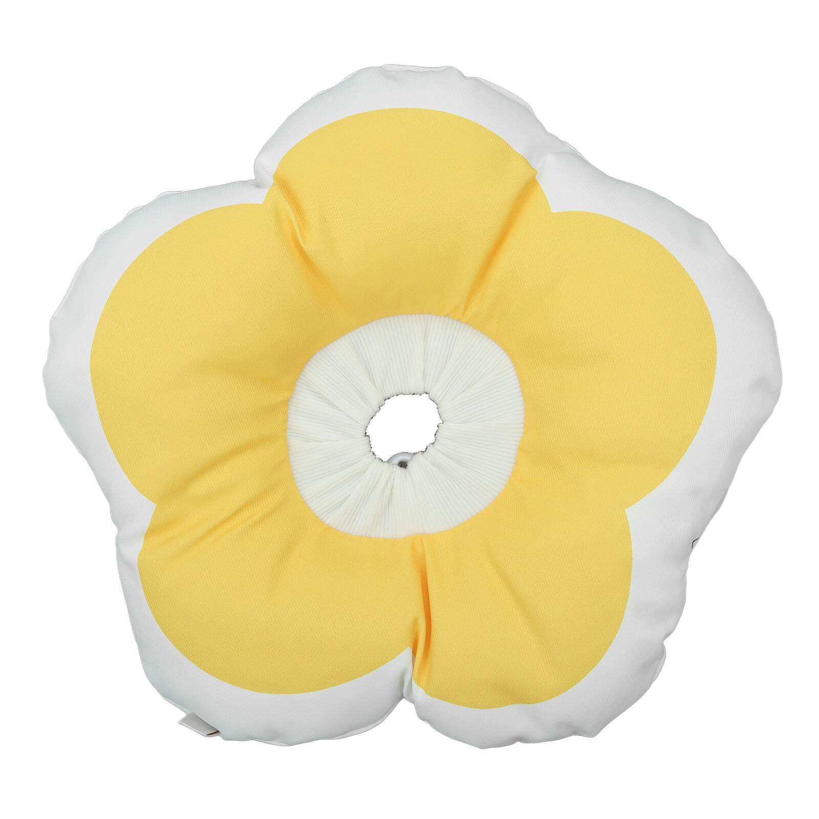 Ошейник-конус для кошек, мягкий, милый, удобный, декоративный, не лизает, царапает, конус для кошачьей шеи, лимонно-желтый, M