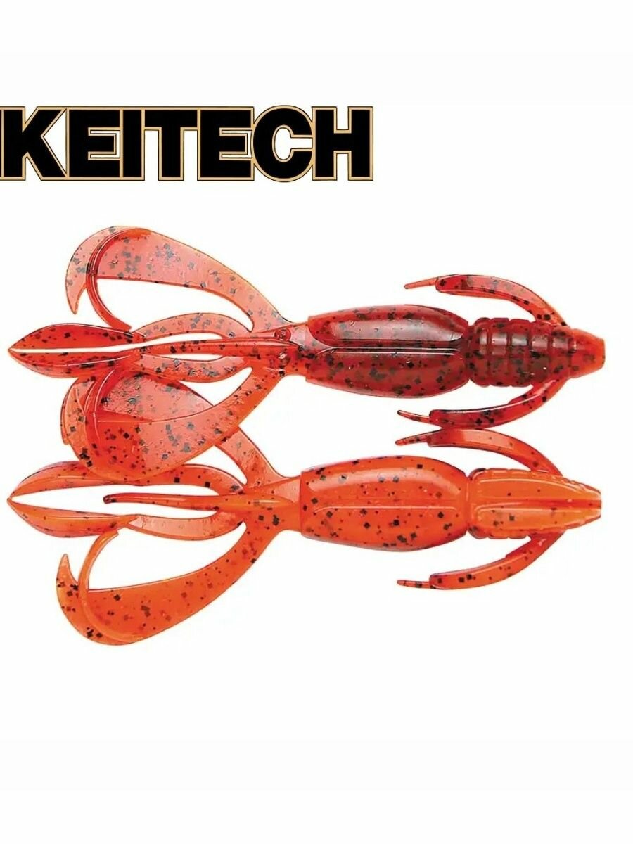 Силиконовая приманка Keitech Crazy Flapper 2.4 #407 Delta Craw