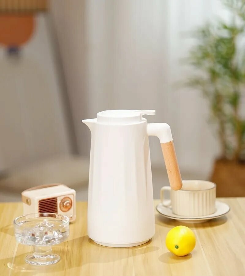 Электрический чайник Чайник электрический керамический 2 л, белый, слоновая кость