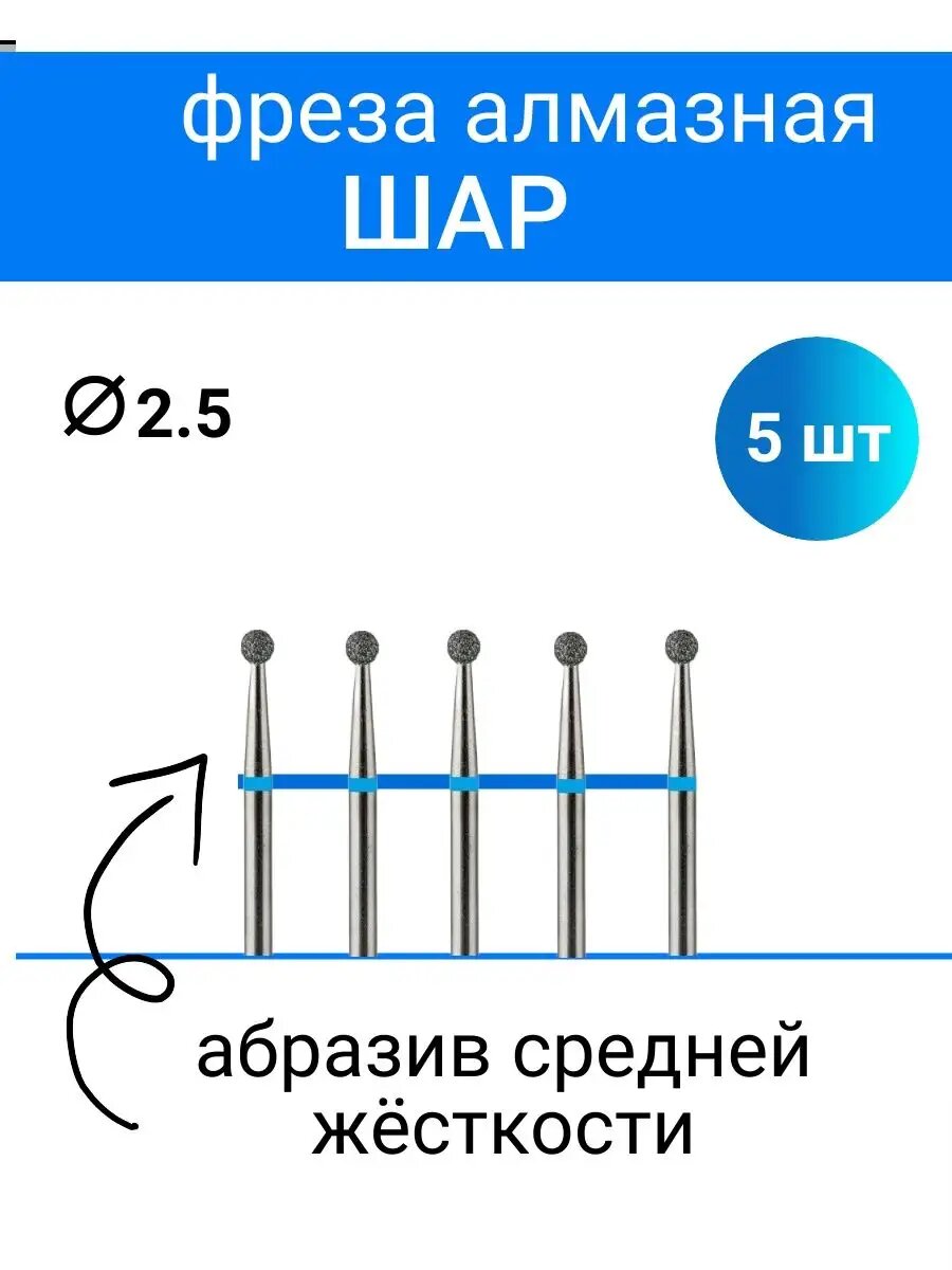 Фреза алмазная Шар