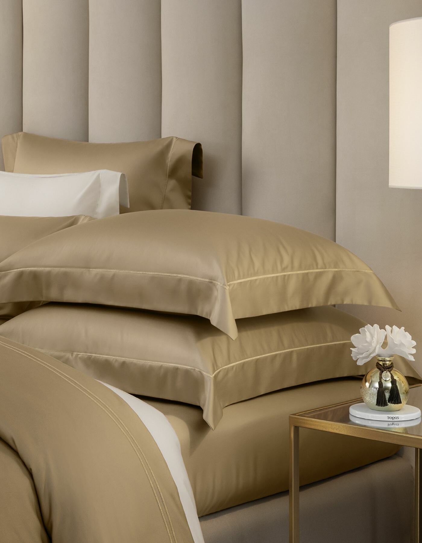 Togas Наволочка 50х70 "Тиада" сатин, египетский хлопок, золотой