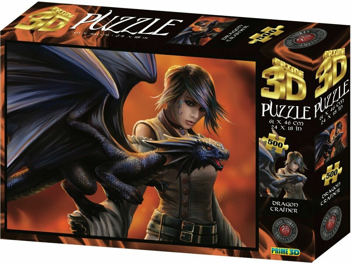 3D Пазл Дрессировщик драконов 500 элементов 6+ Prime 3D