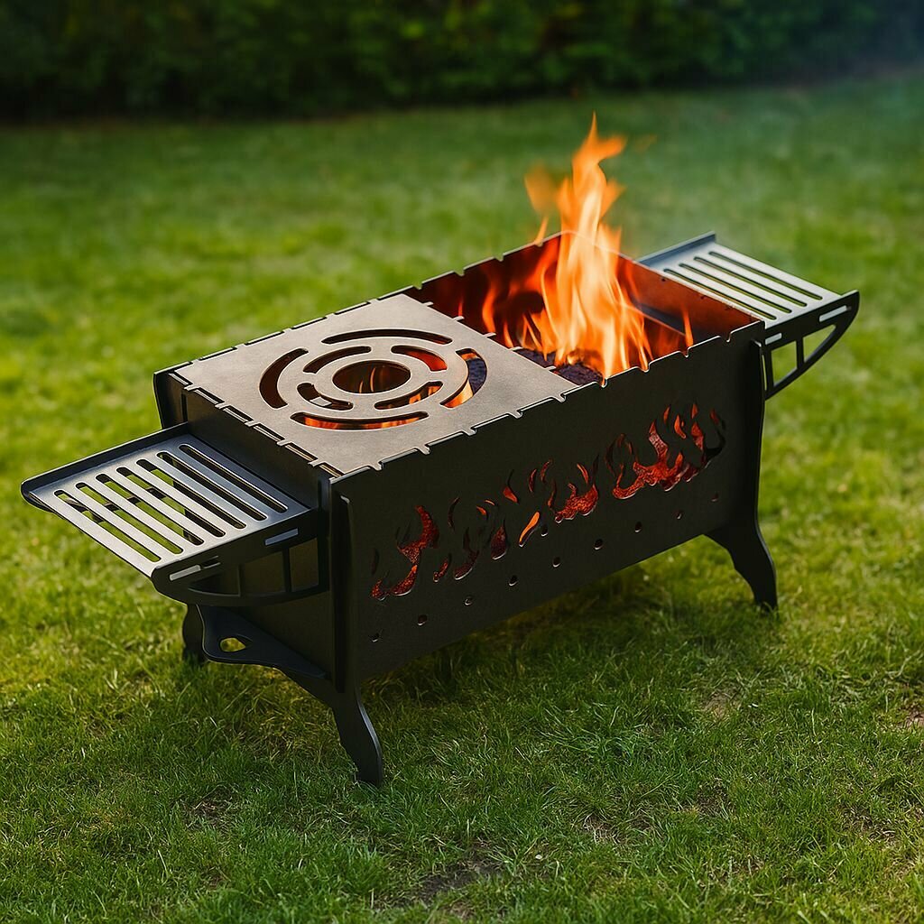 Простой разборный мангал