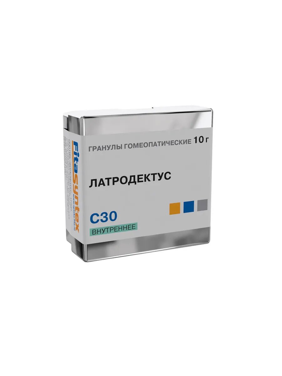 Латродектус С30, гранулы гомеопатические моно, 10 грамм , Фитасинтекс