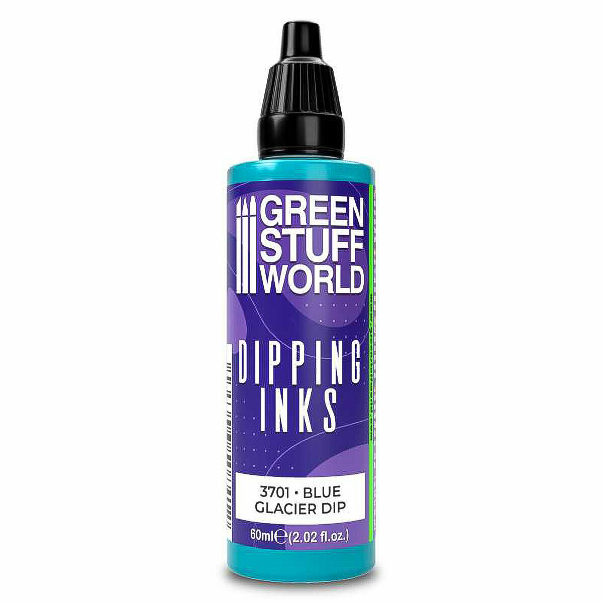 Краска акриловая Green Stuff World серии Dipping Inks - Blue Glacier Dip, проливка, 60 мл