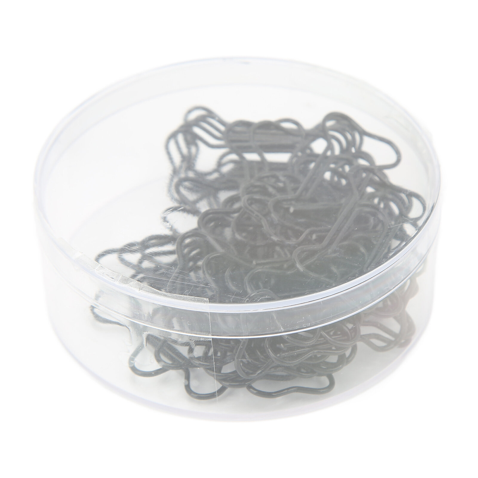 45 Pcs Dog Bone Shape Paper Clips Black Lightweight Notebook Document Organizing Wire Bookmark