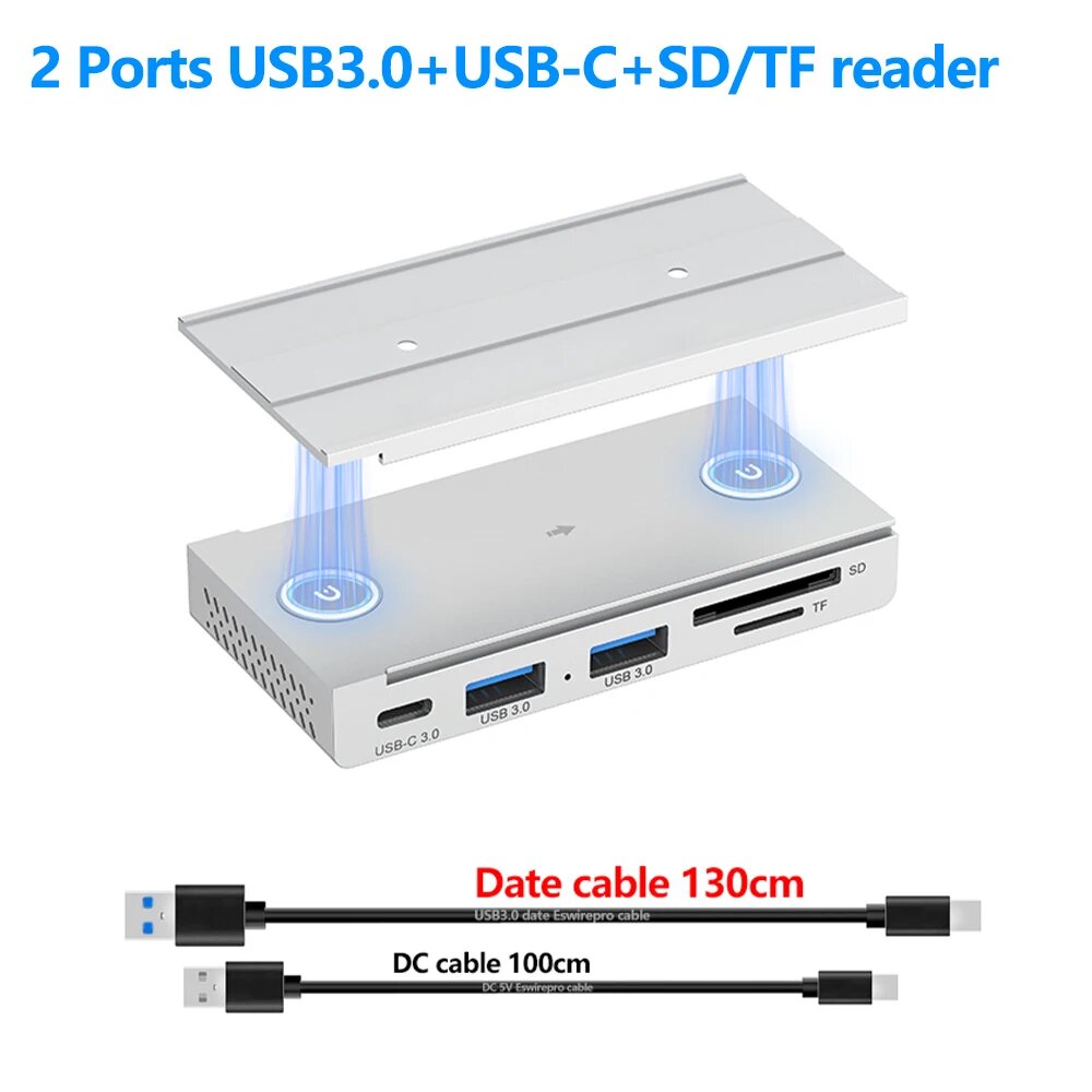 Магнитный USB концентратор YUCUN 1xUSB 06 USB3.0 Sliver
