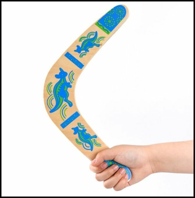 V-образный бумеранг для игры в подкидывание на открытом воздухе для детей