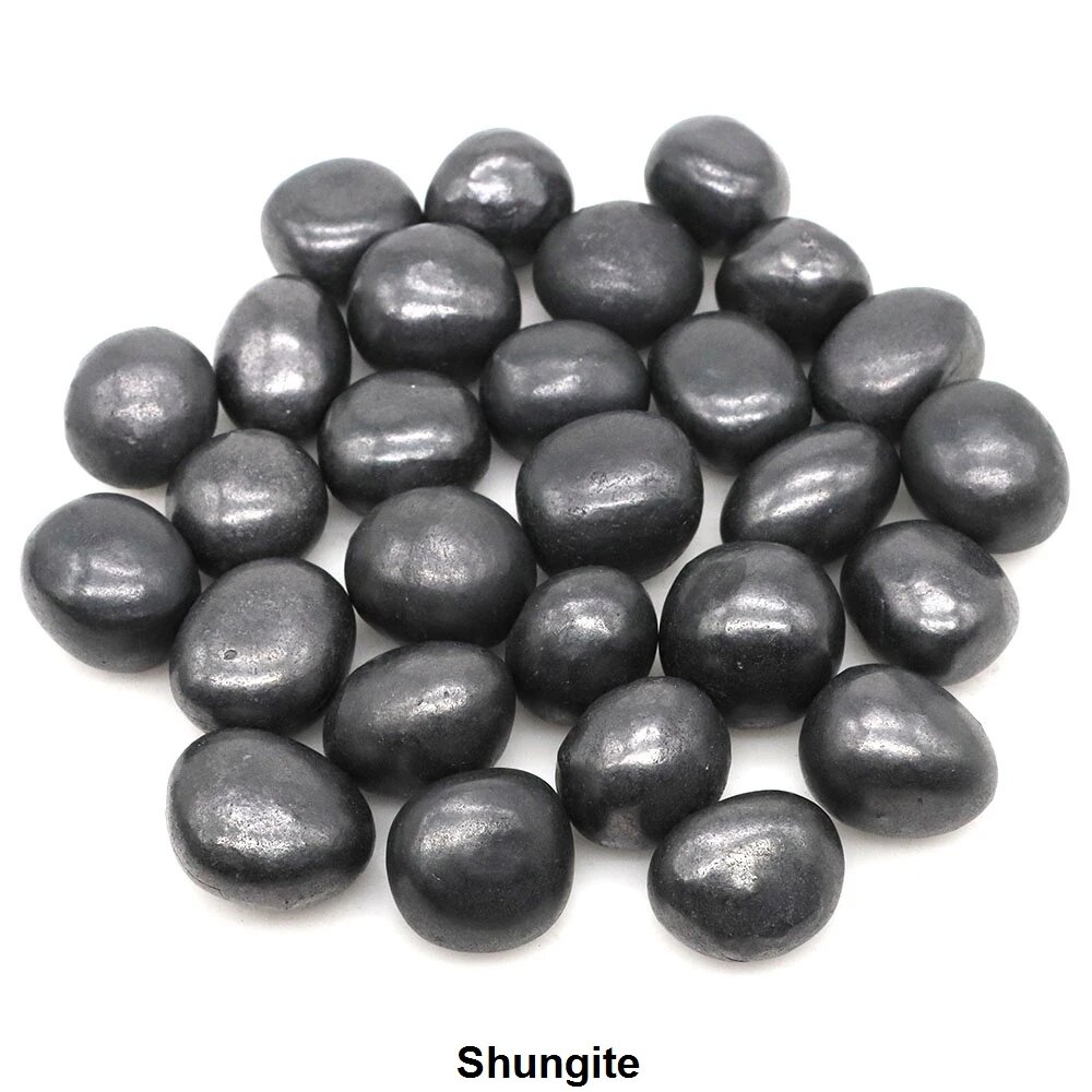 Хрустальные камни для аквариума Серый, 1PC, Shungite