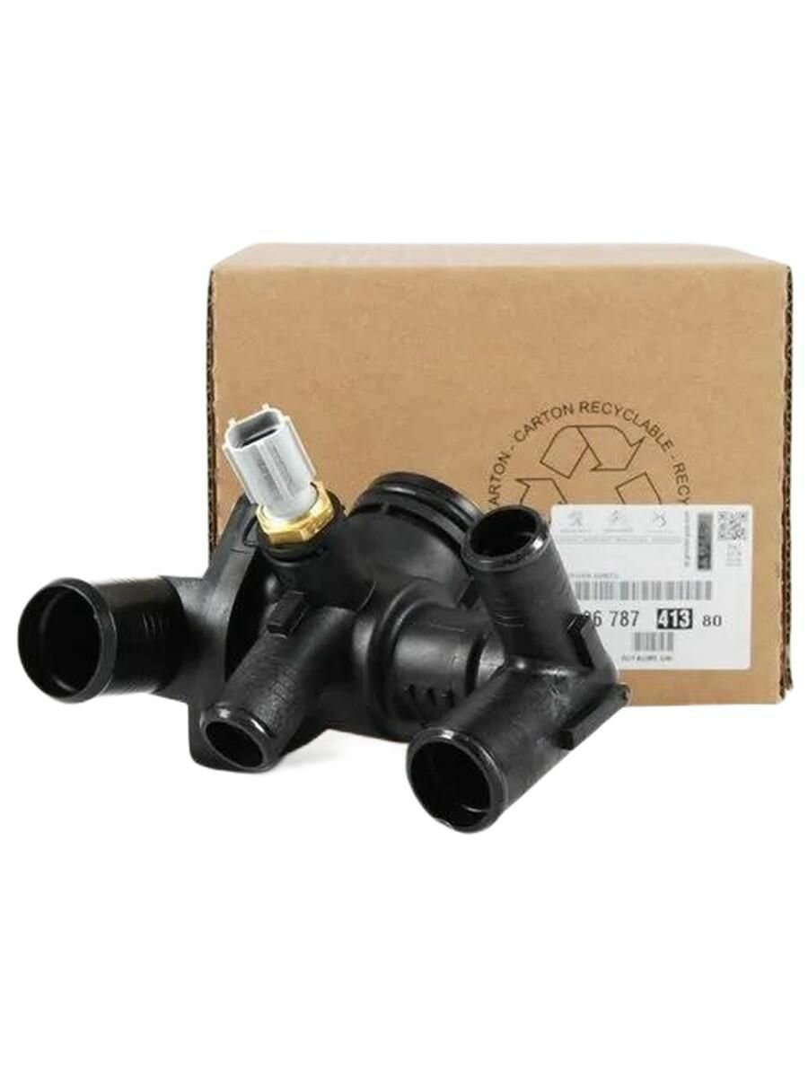 Корпус термостата в сборе Пежо, Ситроен, Форд Транзит, Peugeot-Citroen 9678741380
