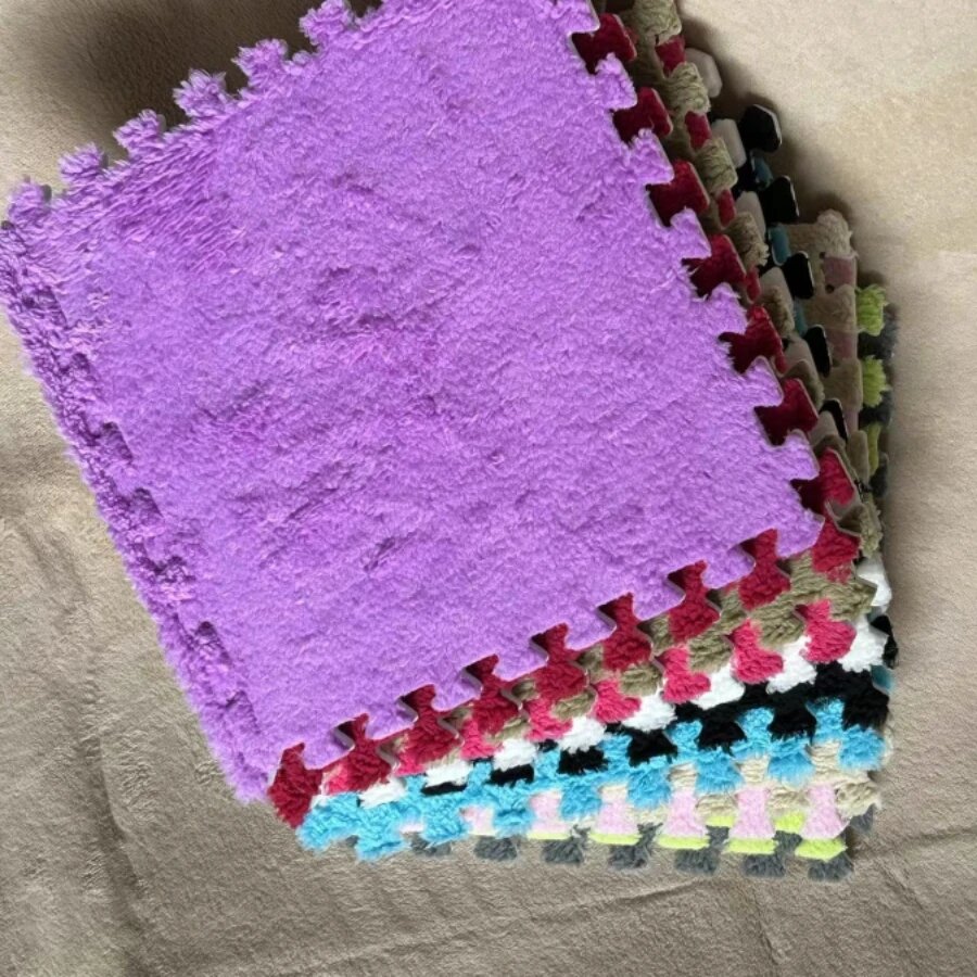 Мягкий коврик для гостиной 30х30 см Фиолетовый, Purple