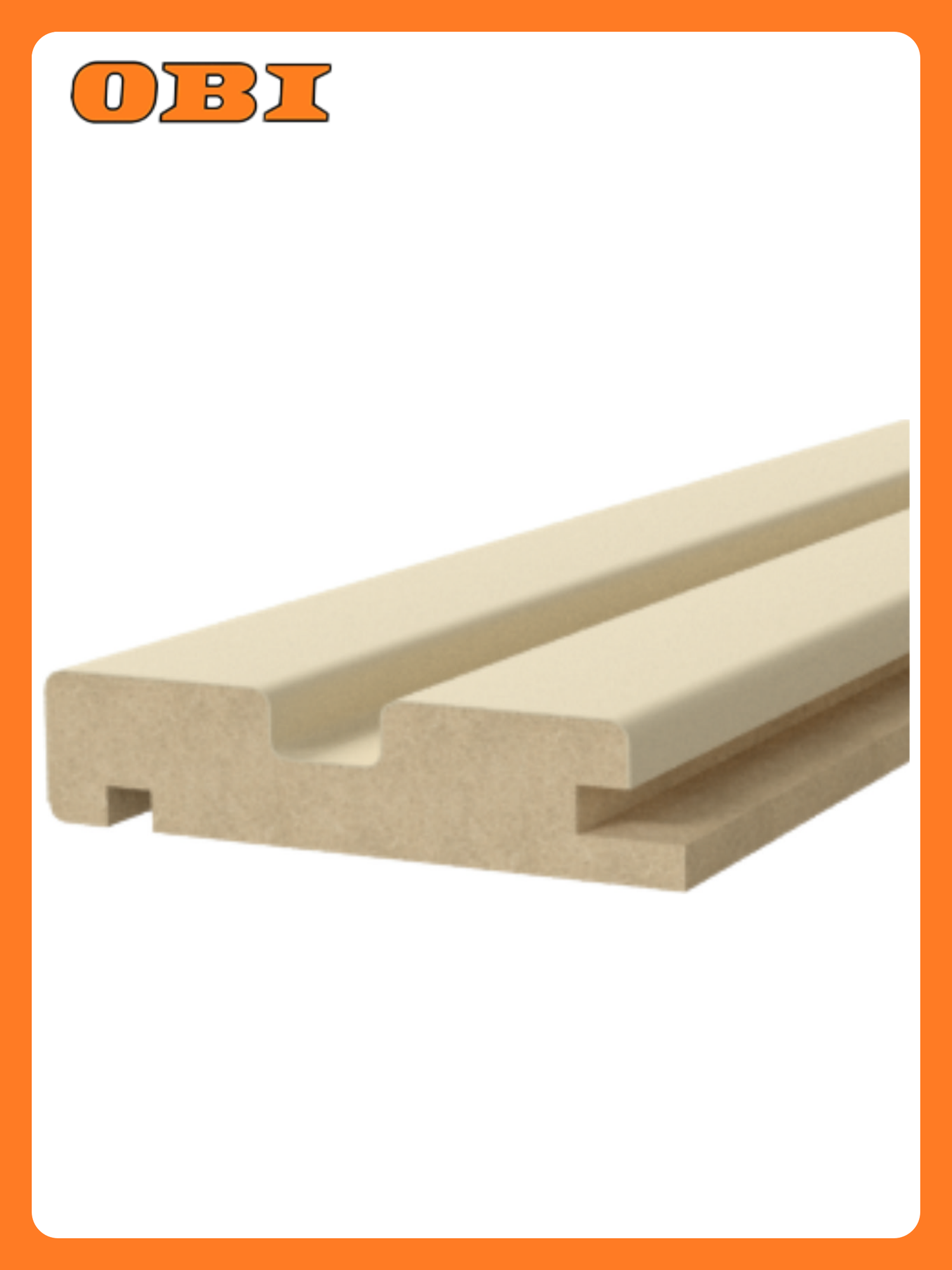 Профиль Старт МДФ Stella Beats De Luxe Sandgrau 2700x66,5x16