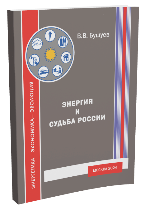 Книга Бушуева "Энергия и судьба России", издательство "Москва", мягкая обложка
