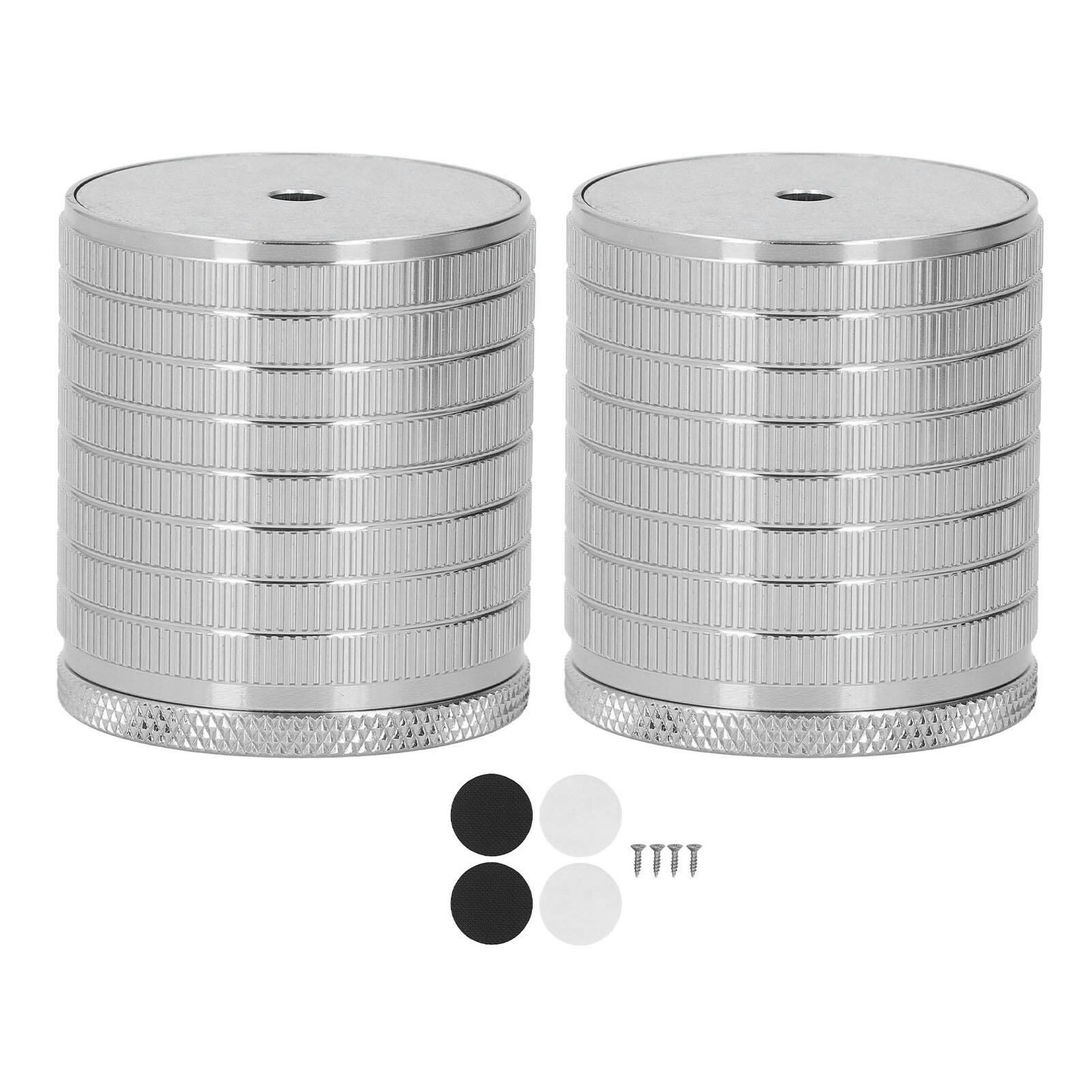 2 шт, подставки для ножек стола, дивана, стула, мебельные ножки, опора 43-75 мм, регулируемая высота, космический серый