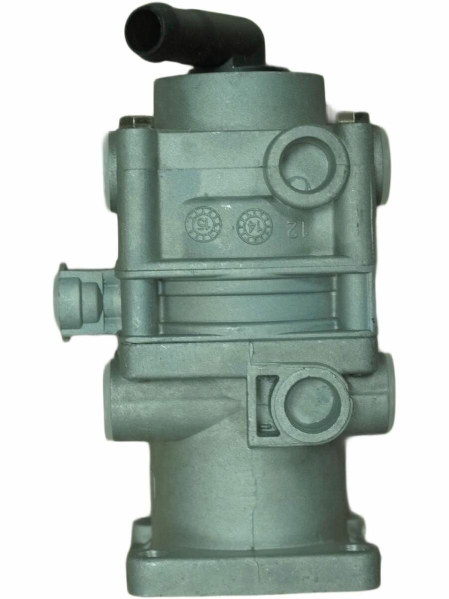 Кран тормозной 2-х секционный МАЗ/10 отв./без площадки/с трубкой/тип Беломо/FS/