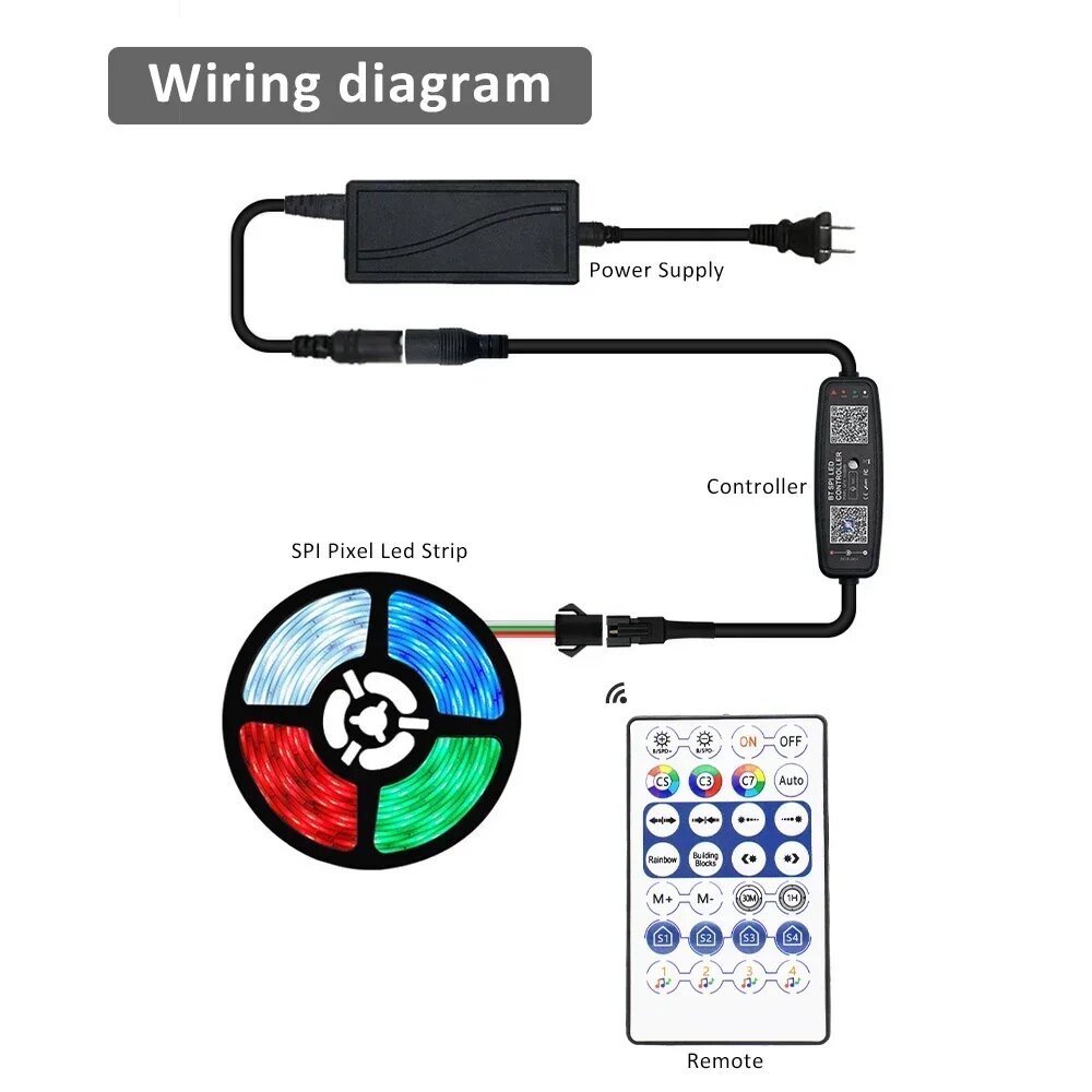 SPI LED Controller DC Plug, Красный — фото 1