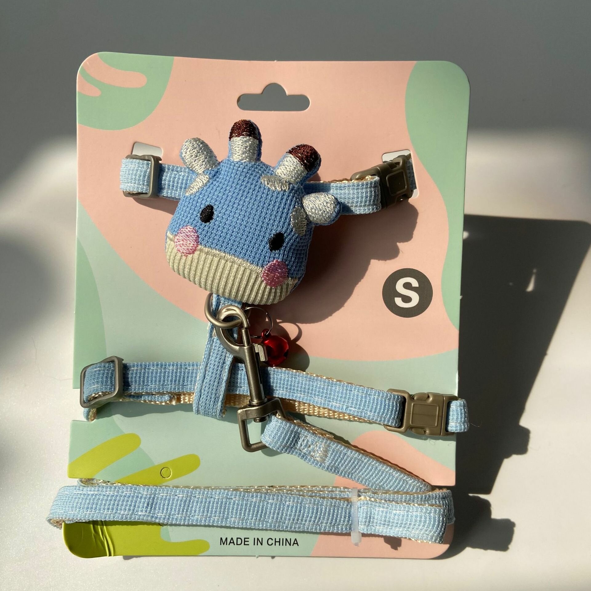 Собачий буксировочный поводок Веревка для собак Мультяшный олень Кролик, привязанный к собачьей веревке, средний