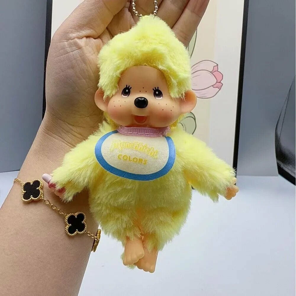 Мягкая игрушка Monchhichi для мальчиков 20см - подарок для девочек, декор для рабочего стола.
