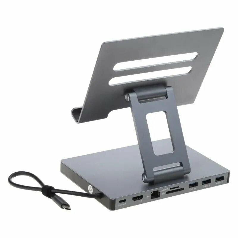 9-портовый USB-C хаб с Gigabit Ethernet и HDMI 4K, - 9 in 1