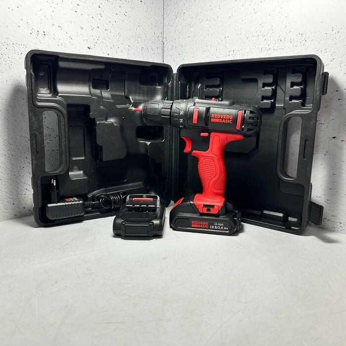 Шуруповерт RedVerg SD18LE/2-2