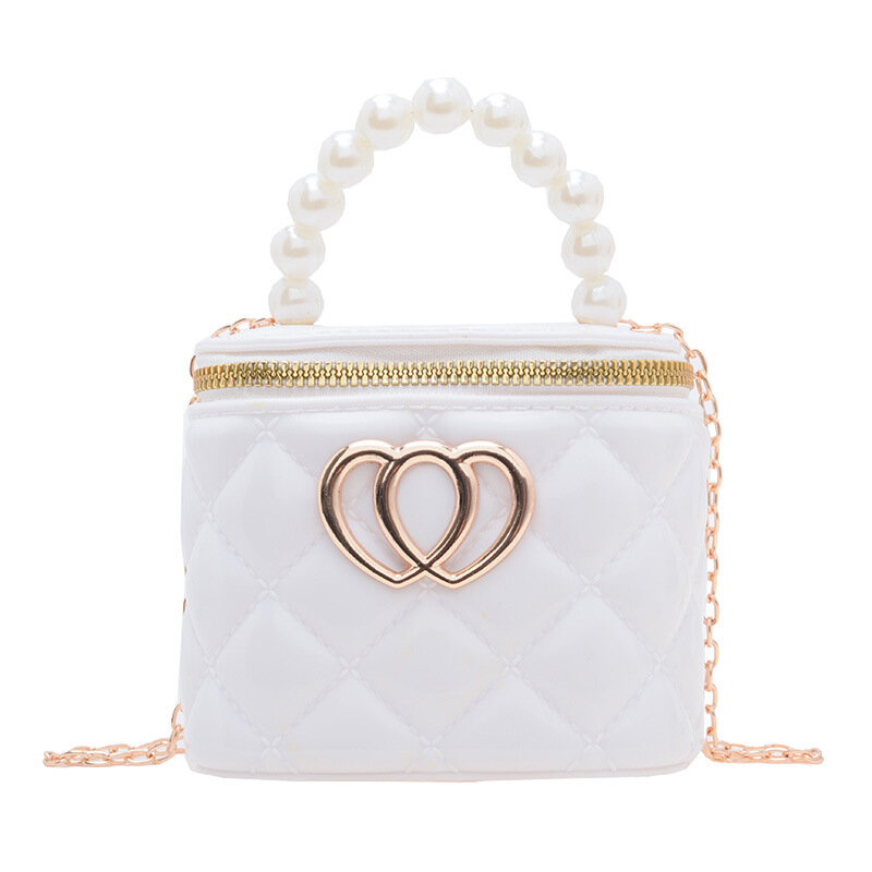 Детская сумка 2025 года, новая модная жемчужная сумочка, маленькая сумка для девочек, весенне-летняя сумка для макияжа из желе