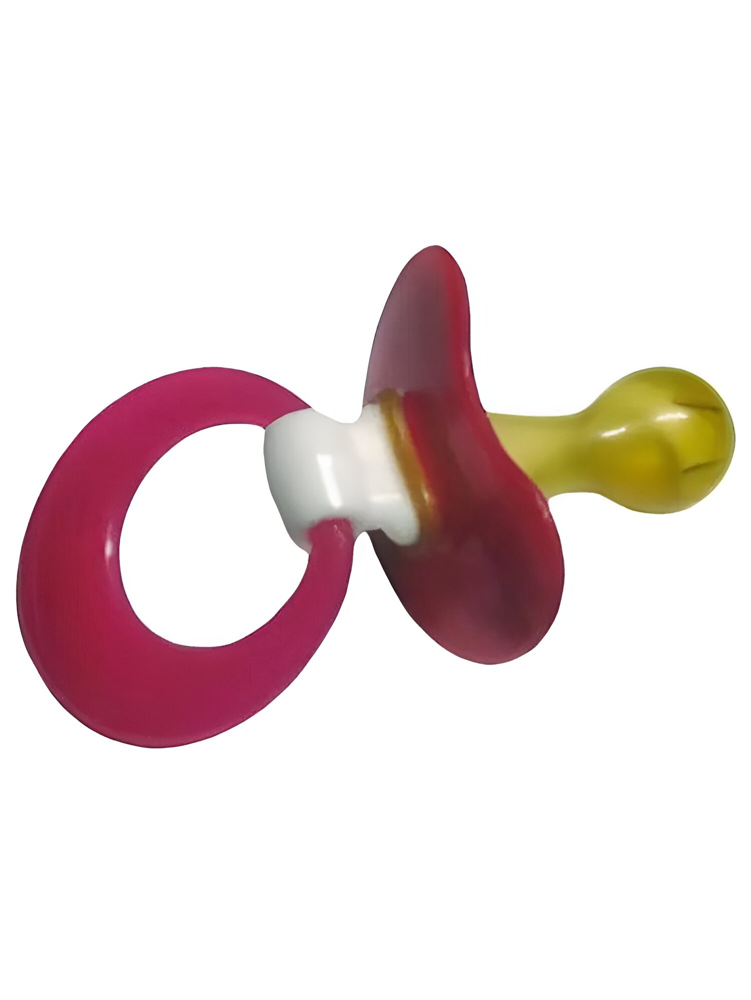 Соска-пустышка «Серьга» с кольцом, классическая, латекс, 1 шт.