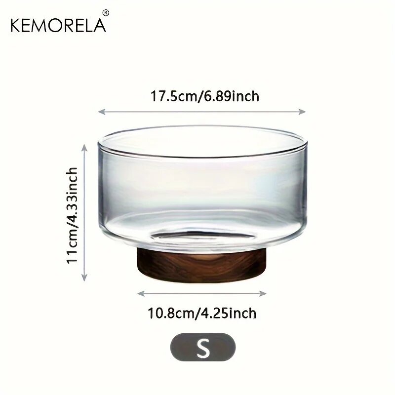 Стеклянная чаша KEMORELA, S
