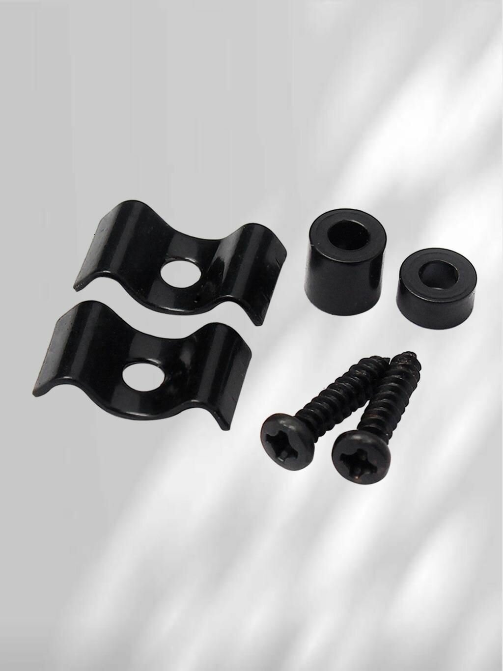 Направляющие для струн с винтом для гитары/баса, Черный