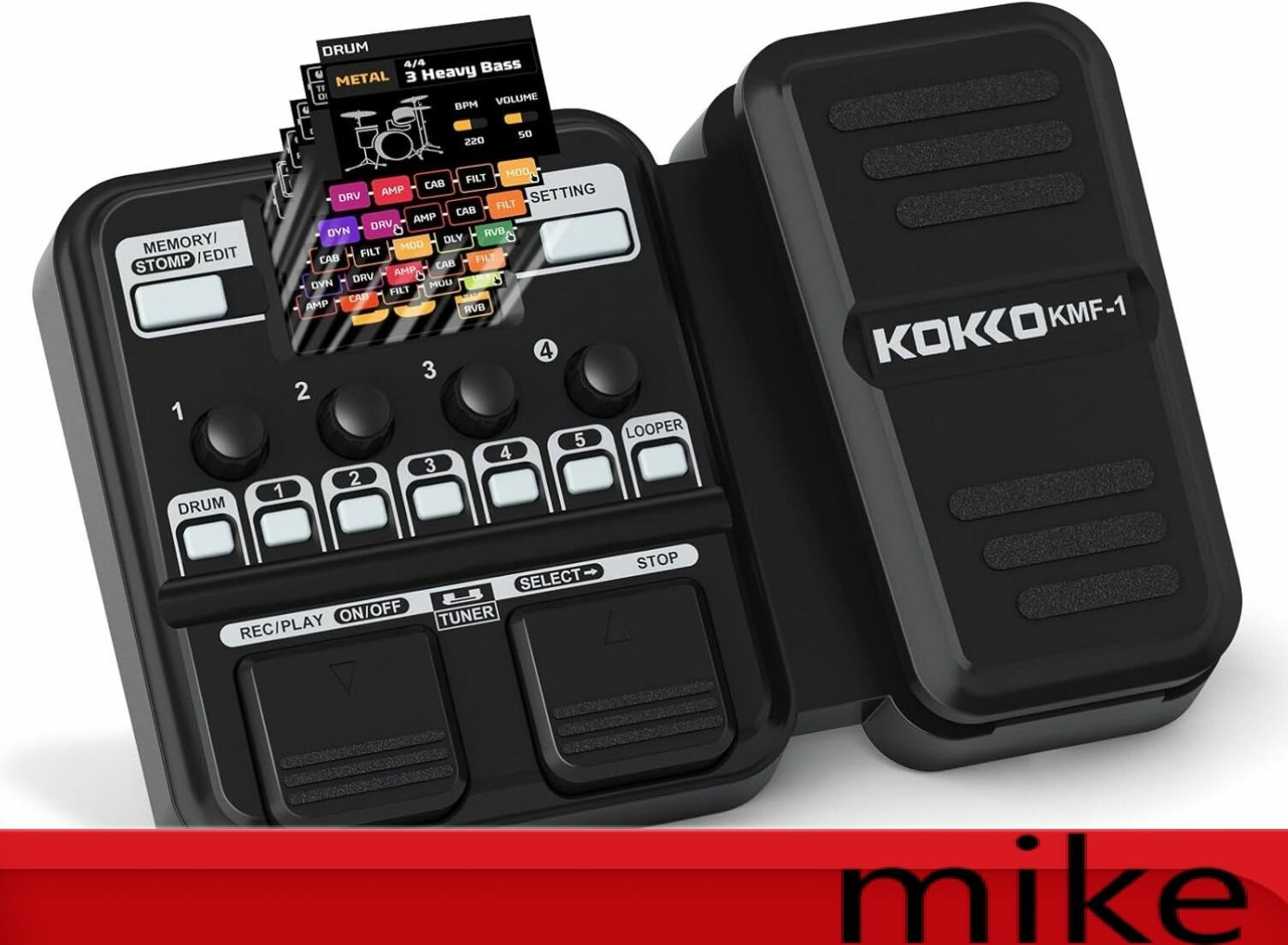 KOKKO многоэффективные гитарные педали, процессор эффектов электрической гитары с педалями эмоций