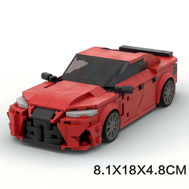 MOC-194817 Lexus GS F-Sport-модель автомобиля креативные строительные блоки из мелких частиц