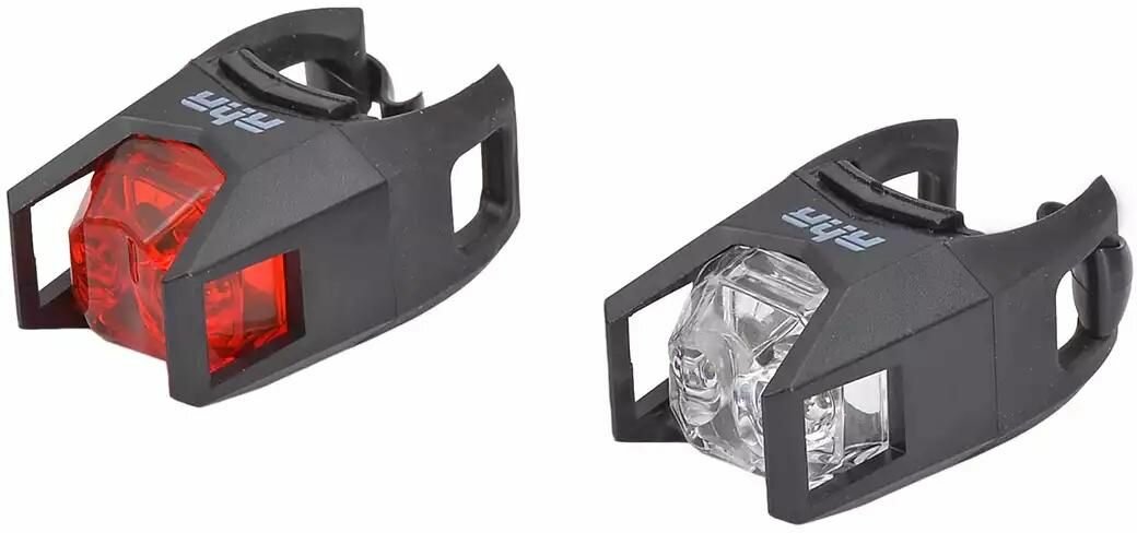 Комплект велосипедных фонарей RUSH HOUR габаритные, передний, задний, 3 режима