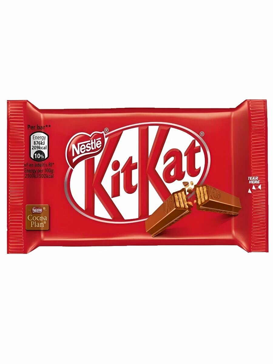 Kitkat Хрустящая вафля в шоколаде, 41,5г